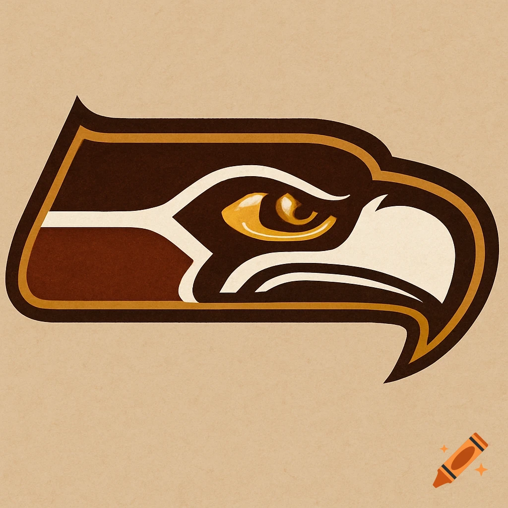Battle Hawks football logo design on Craiyon