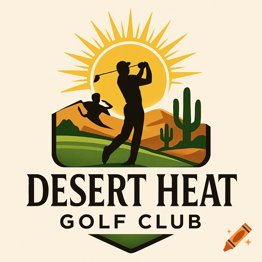 A golf logo with a stylized 'OP' made from a driver and a golf ball on ...