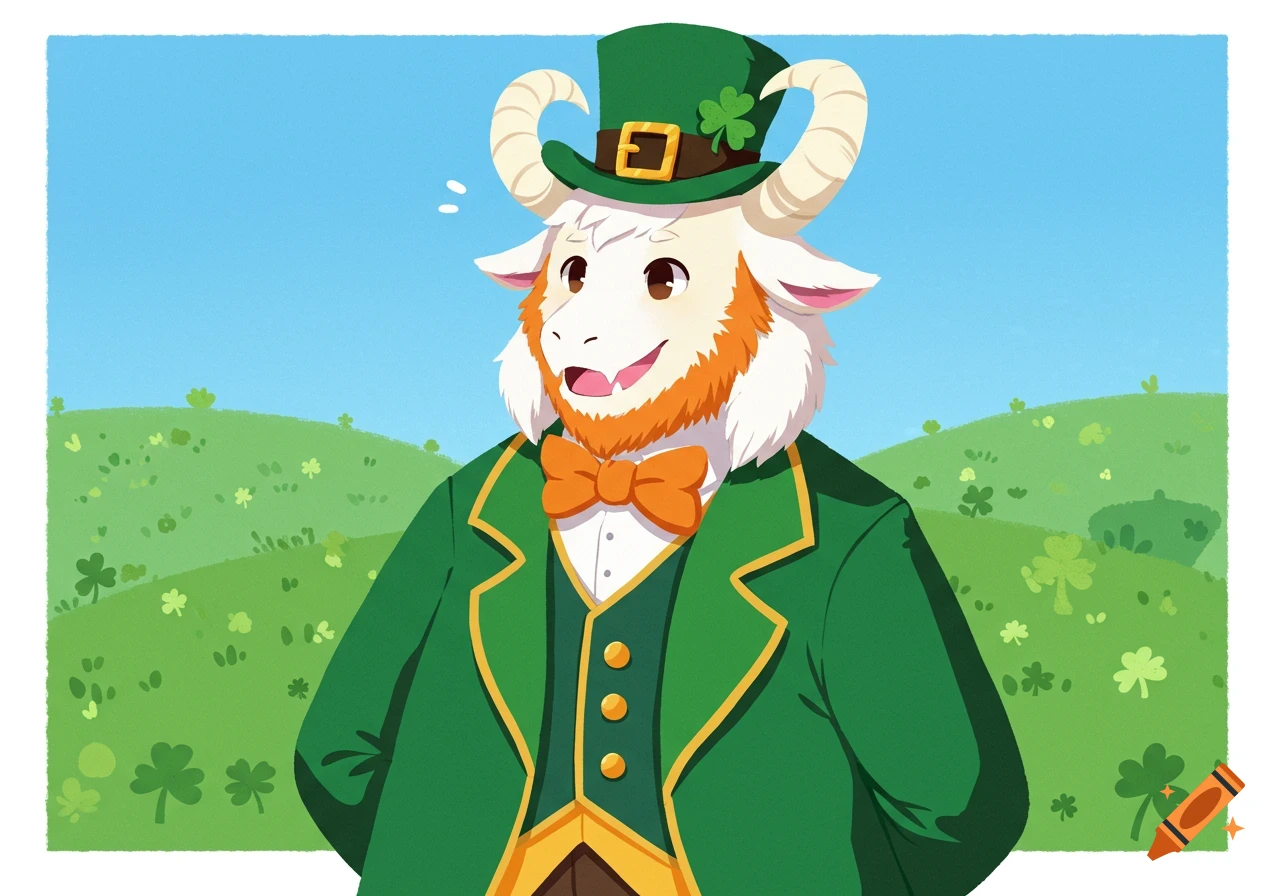 St. Patrick's Day images created on Craiyon