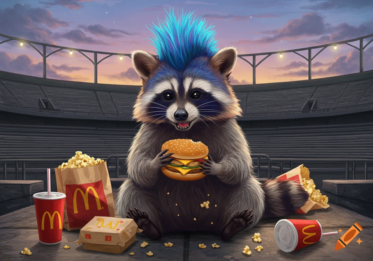 An illustration depicts a horde of mischievous goblins raiding a ...