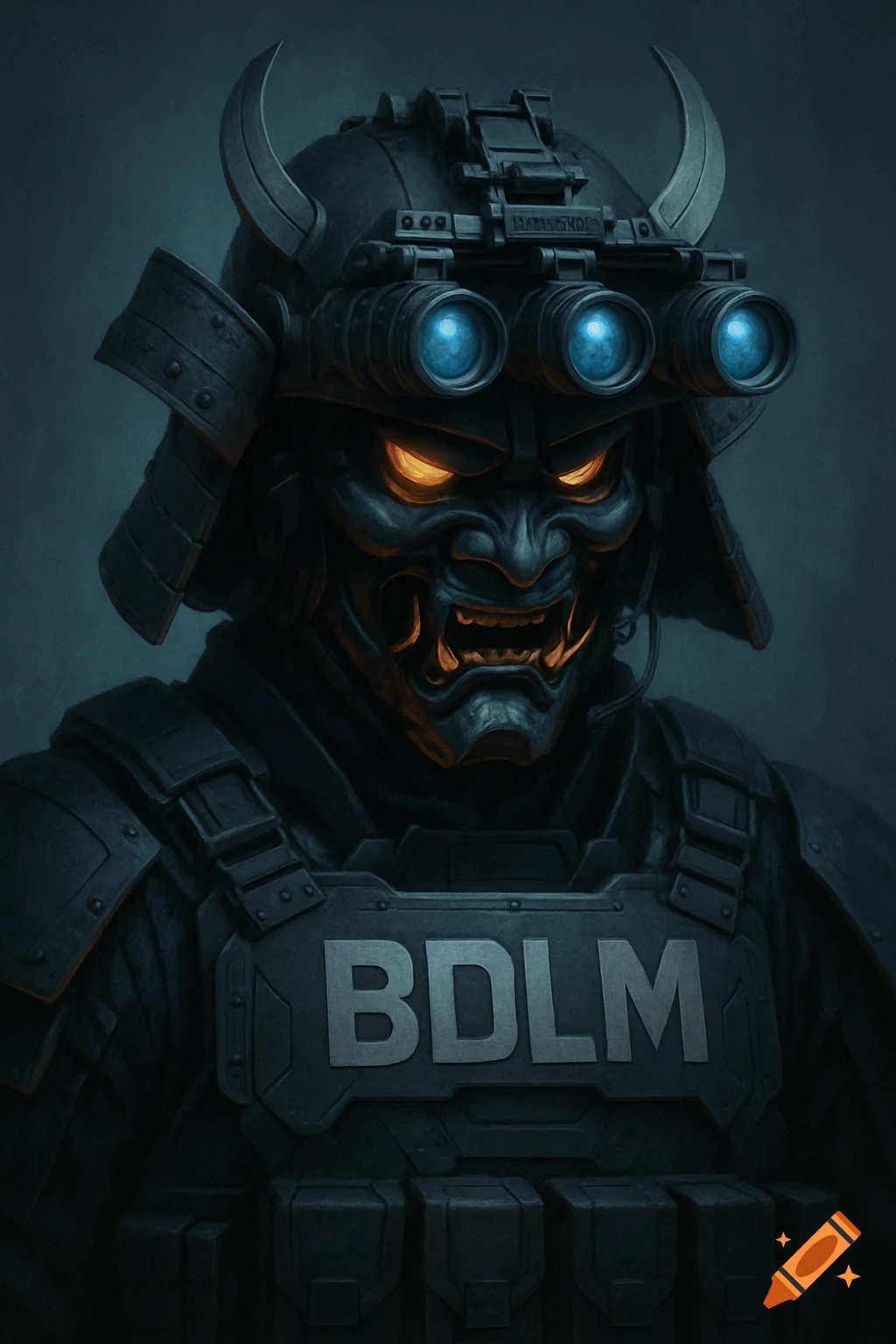 Modern Samurai created on Craiyon