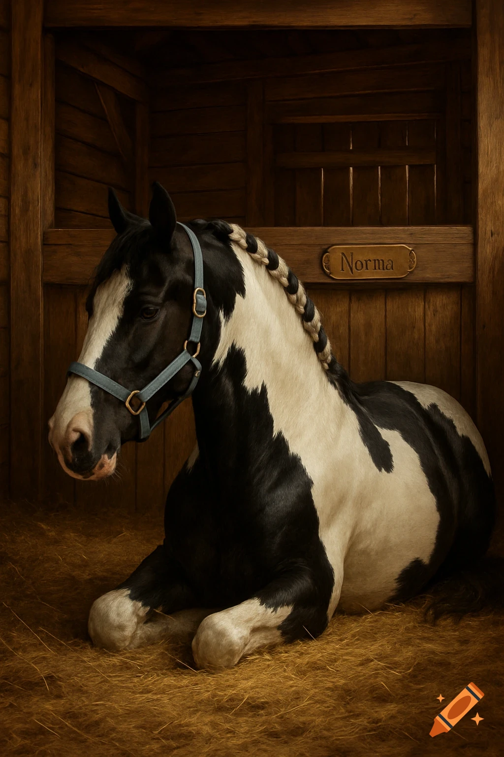 Dala Horse created on Craiyon