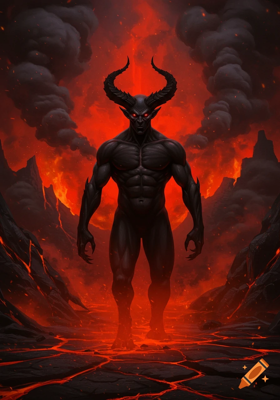 Satirical Portrayal of Gavin Newsom With Devil Horns created on Craiyon