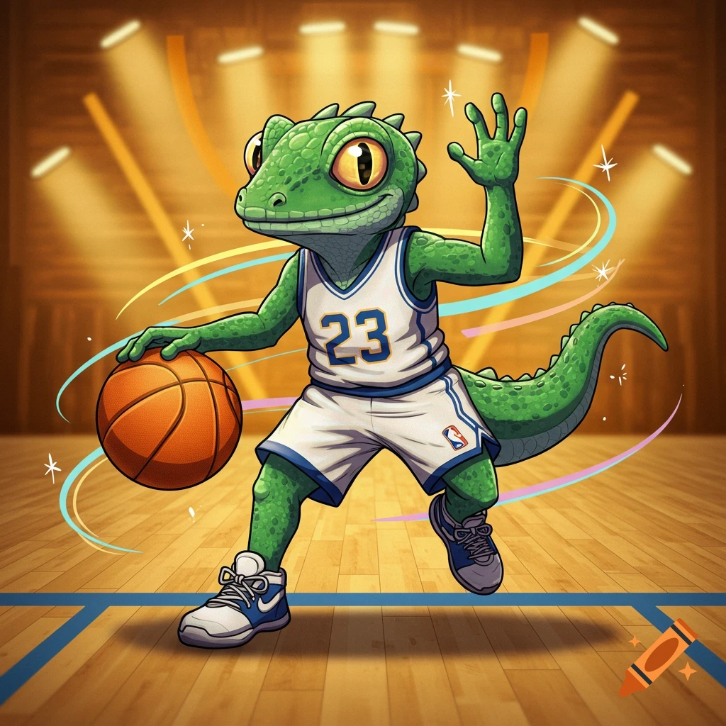 Sid the sloth from Ice Age in a basketball uniform jumps to dunk a ...