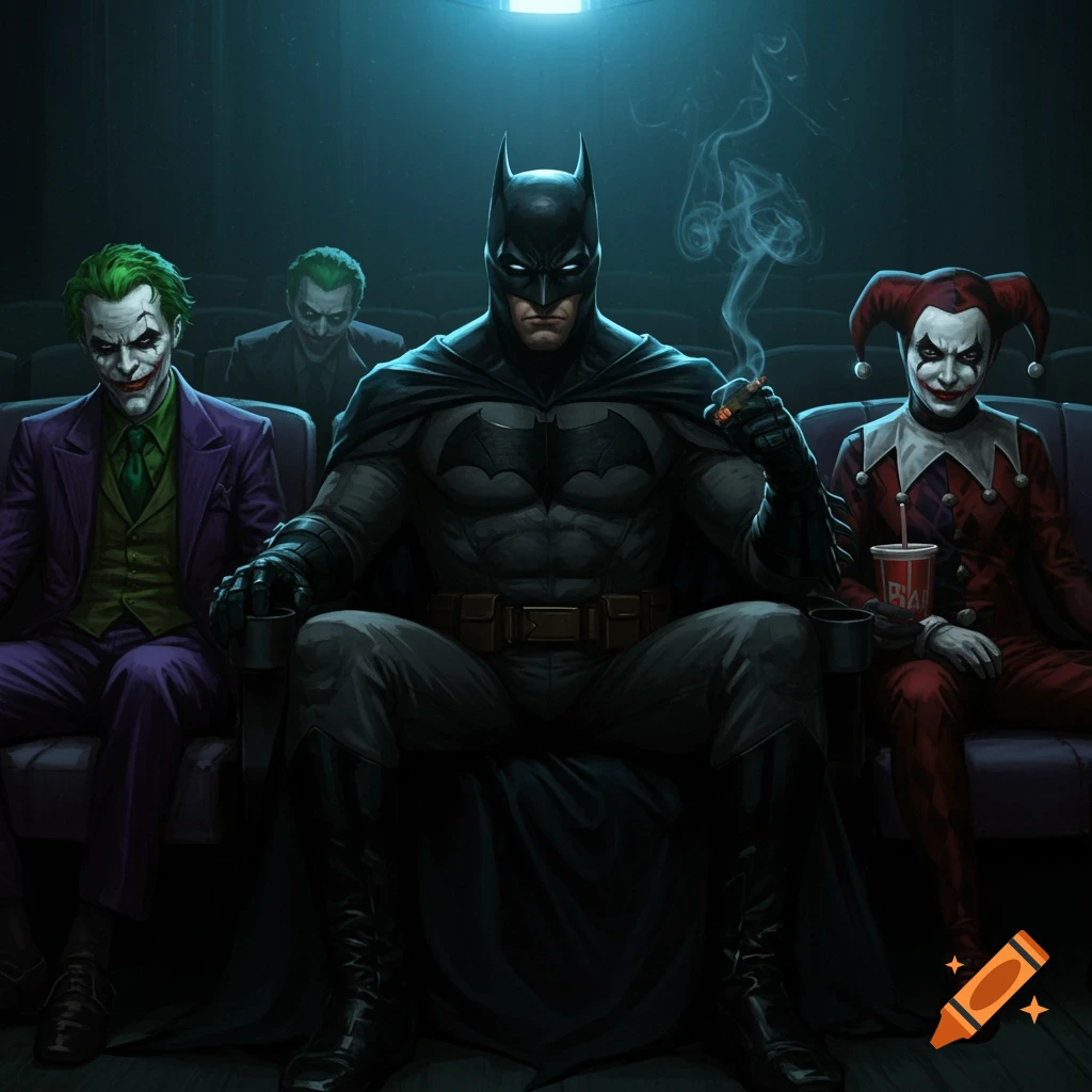 Brett Dalton as Batman on Craiyon