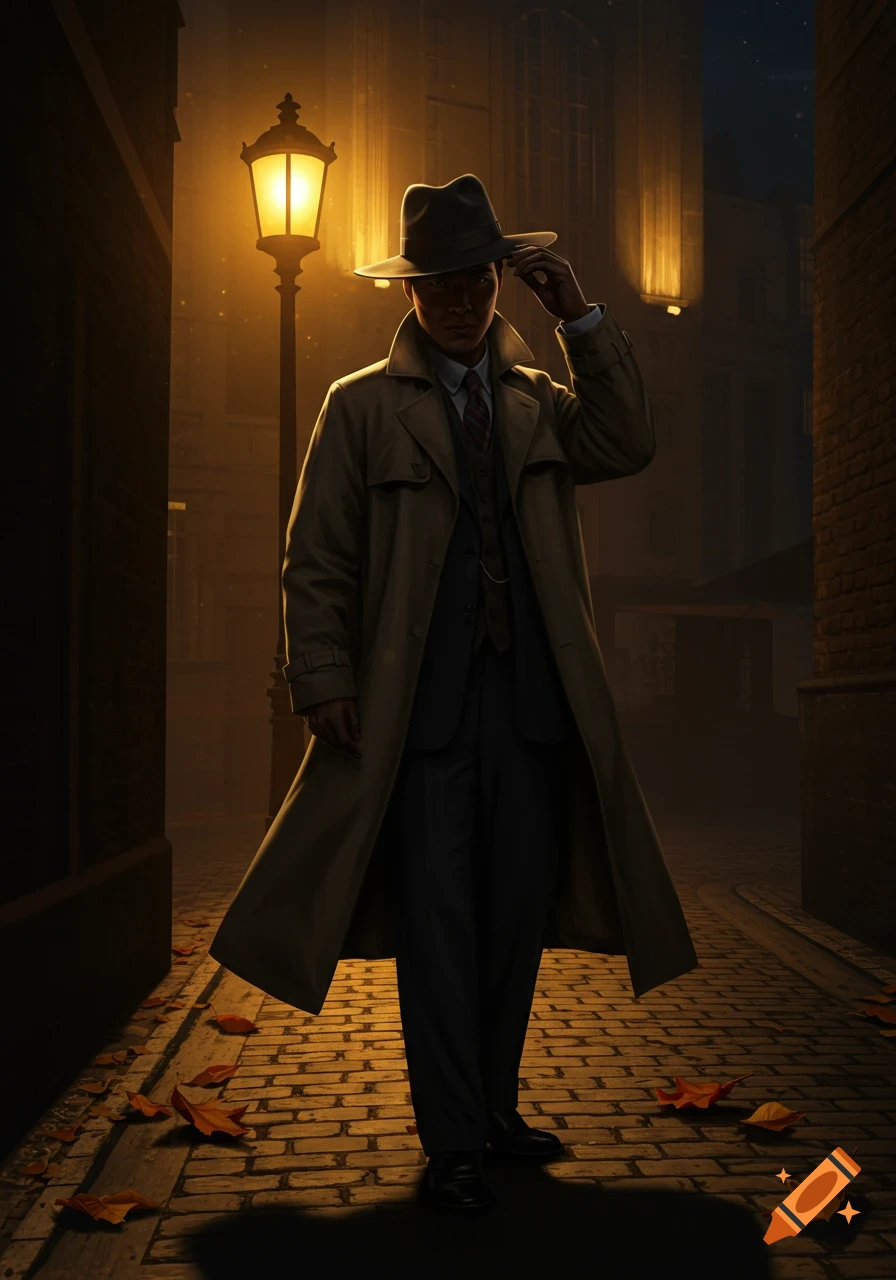 A scary, gaunt old man with glowing eyes holds a vintage camera, with ...