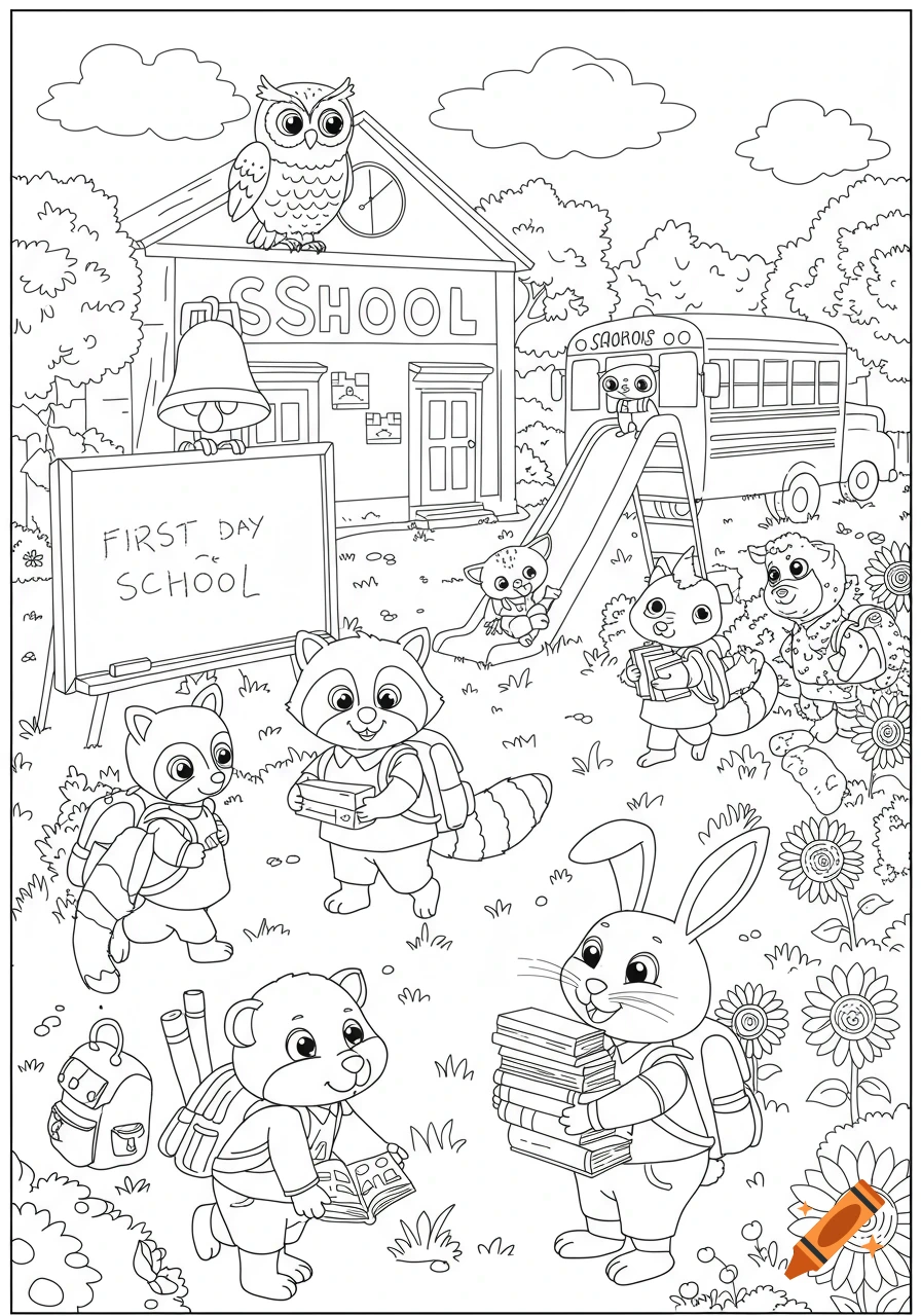 Coloring+page+keyboard created on Craiyon