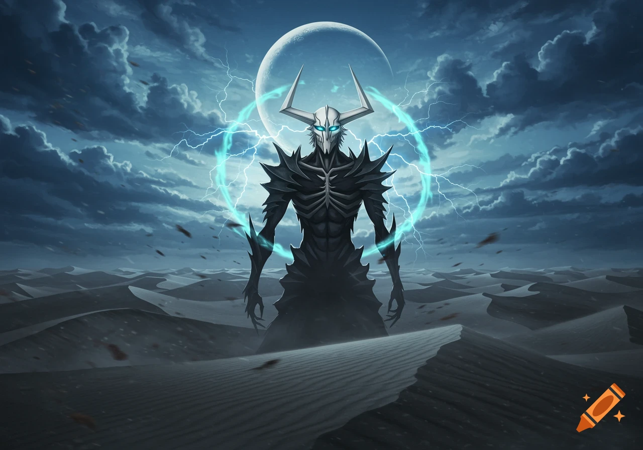 A comic book style illustration of a shadowy cloaked figure with ...