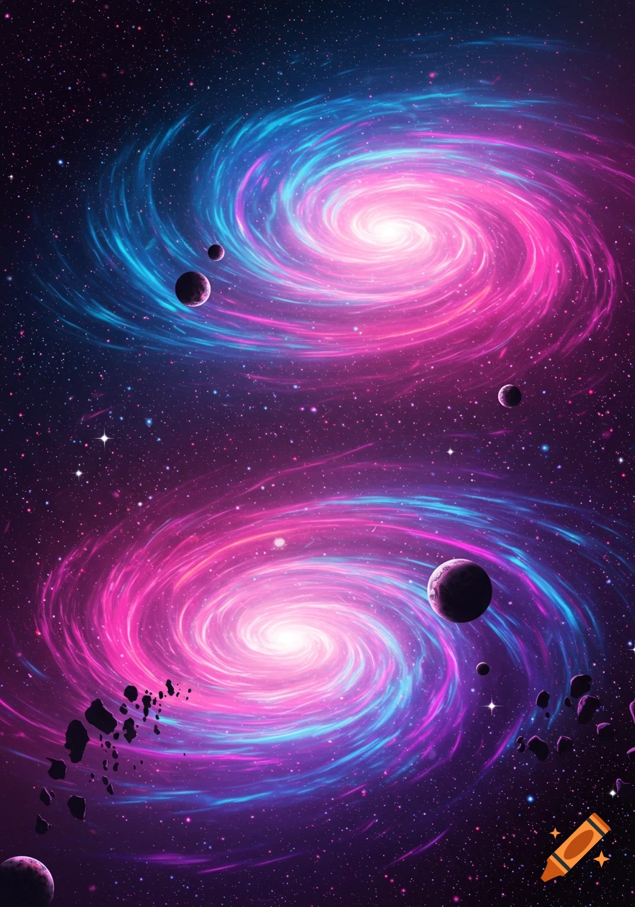 Galaxy created on Craiyon