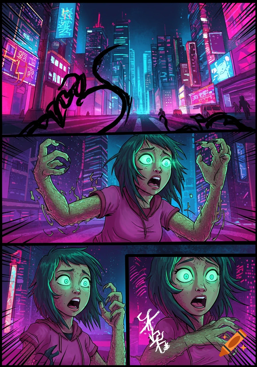 Comic Art Style created on Craiyon