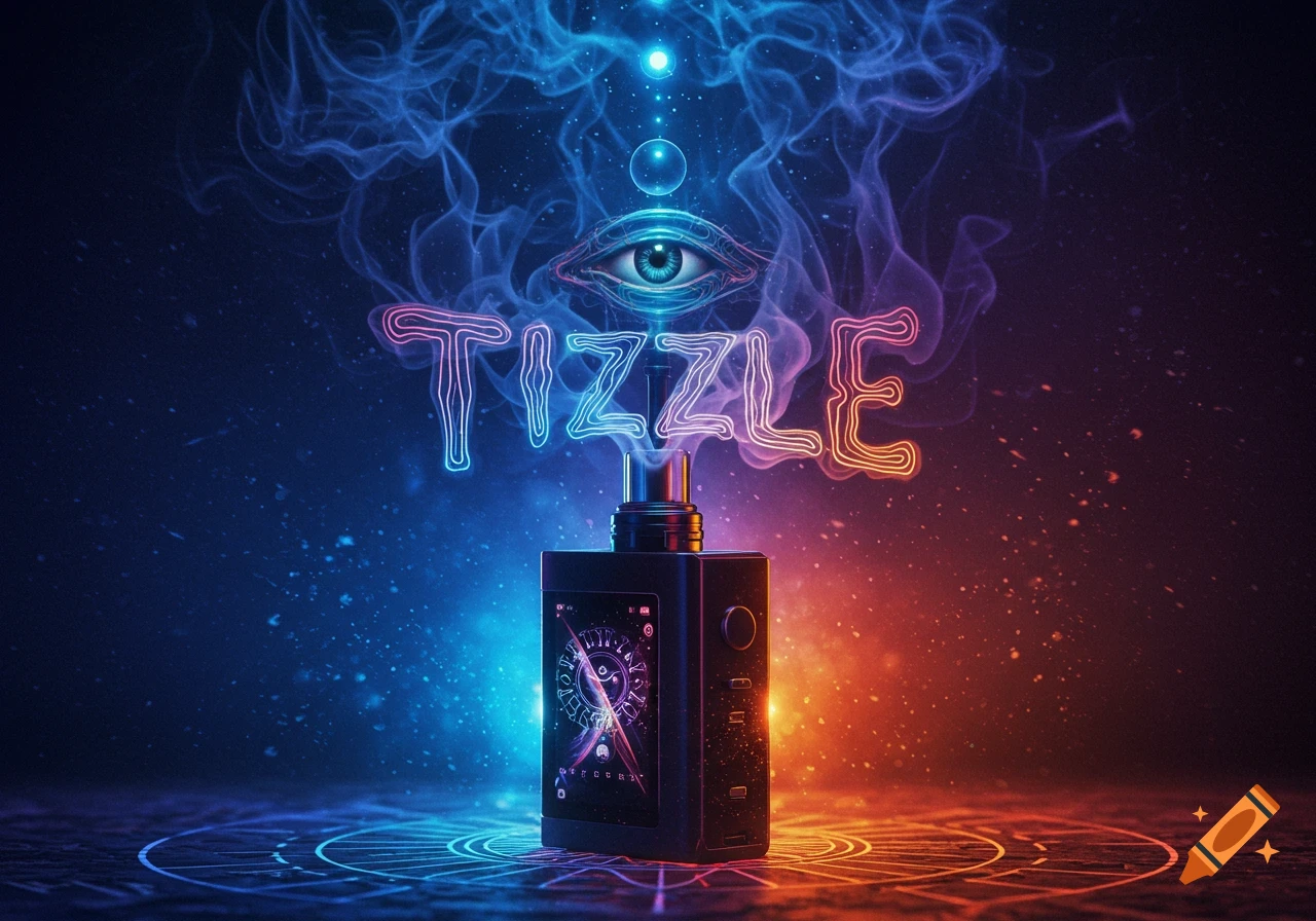 A decorative perfume bottle with glowing purple liquid and an ornate ...