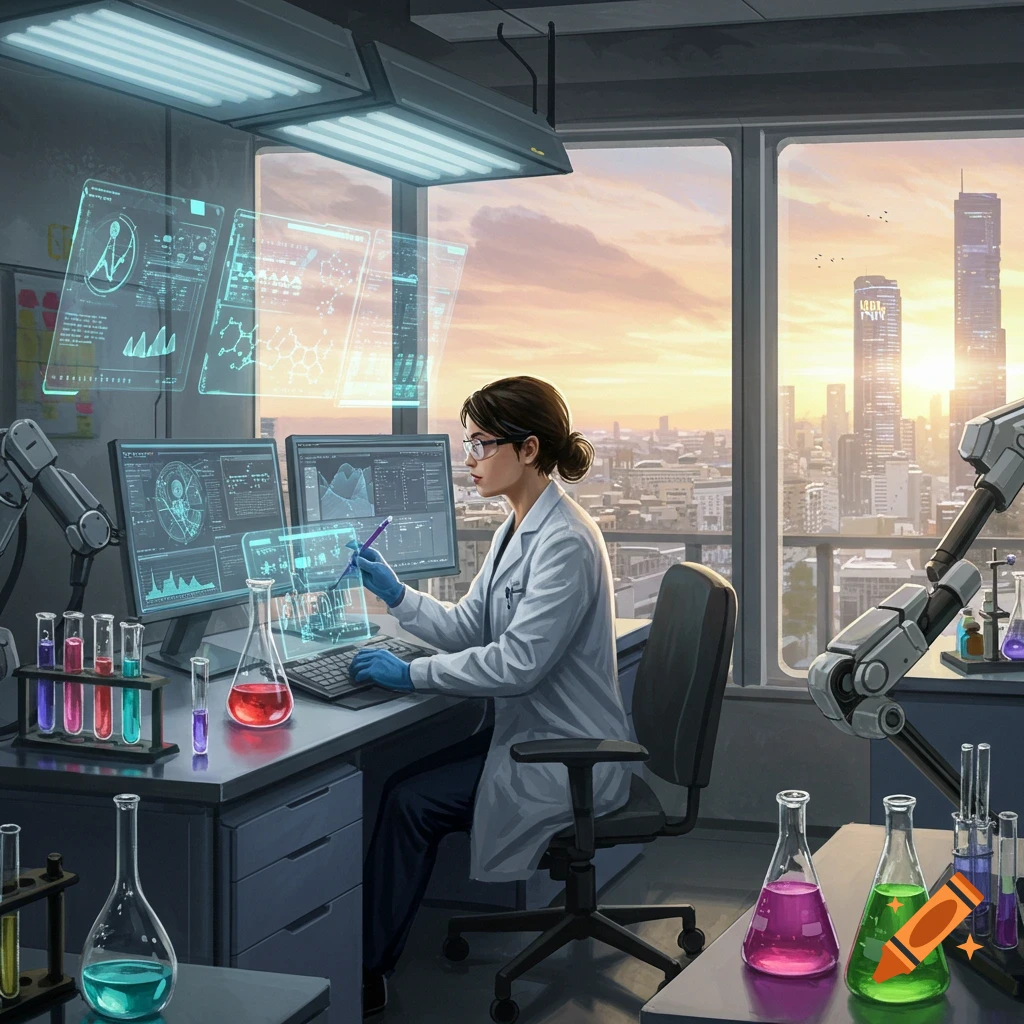 Science Lab created on Craiyon