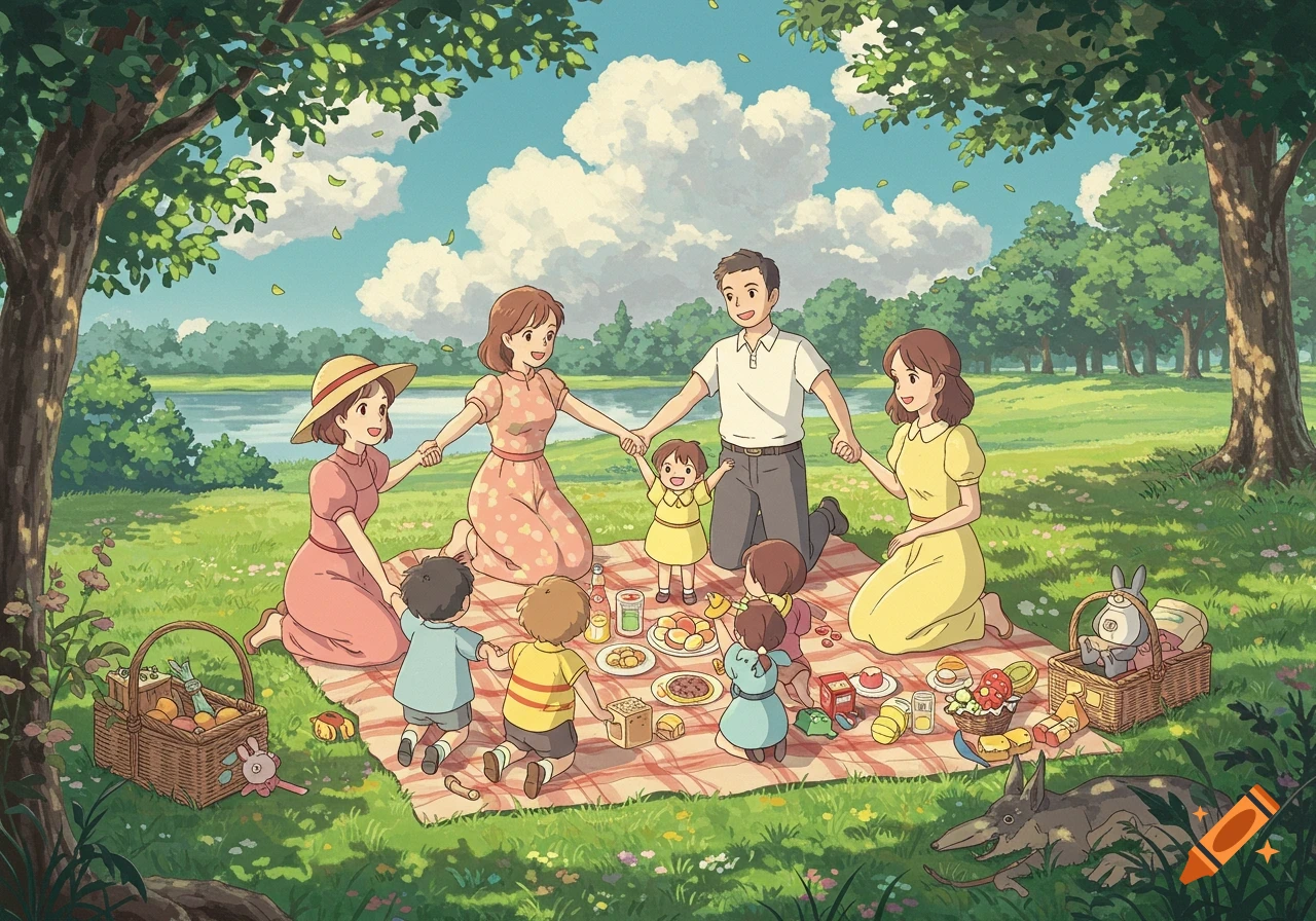 Studio Ghibli Bilder erstellt auf Craiyon