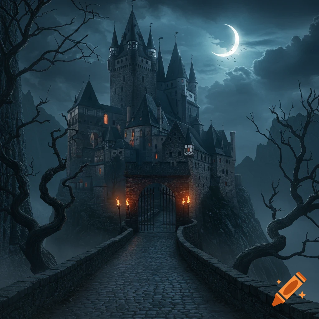 Tim Burton inspired diorama of odd creatures gathering in dreamscape ...