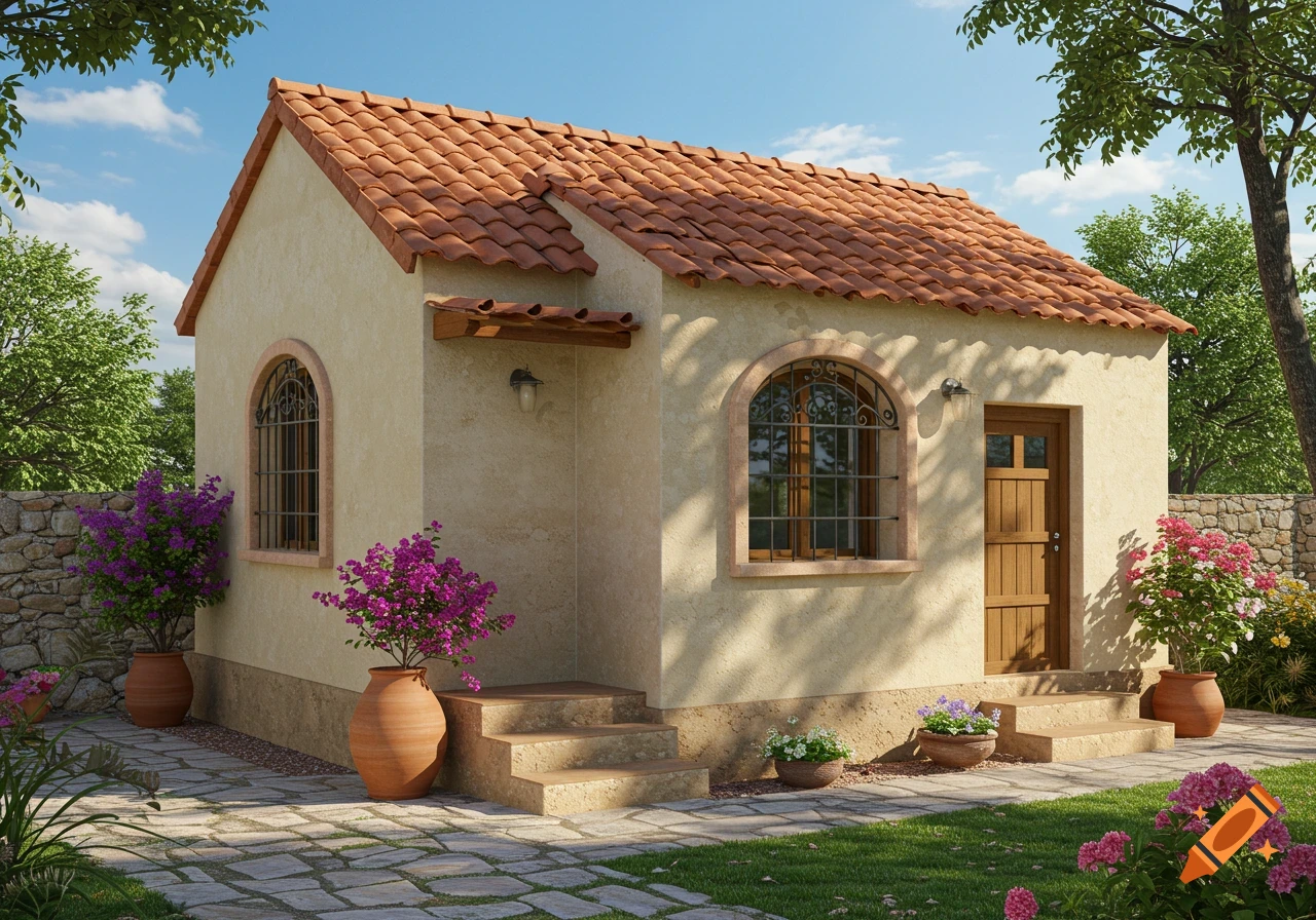 House Plan created on Craiyon