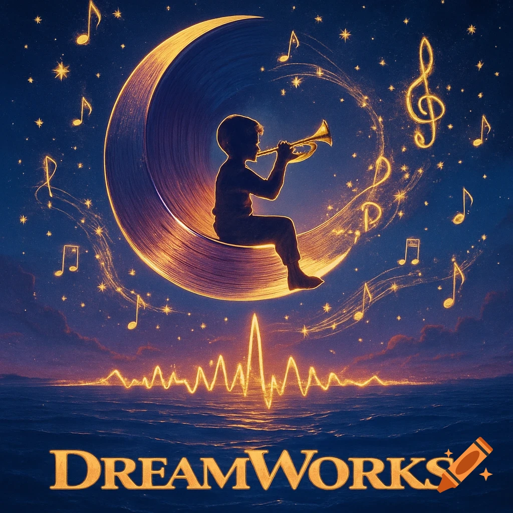 Vibrant cartoon album cover for 'Free Jazz: Skoog Becomes a Dad ...