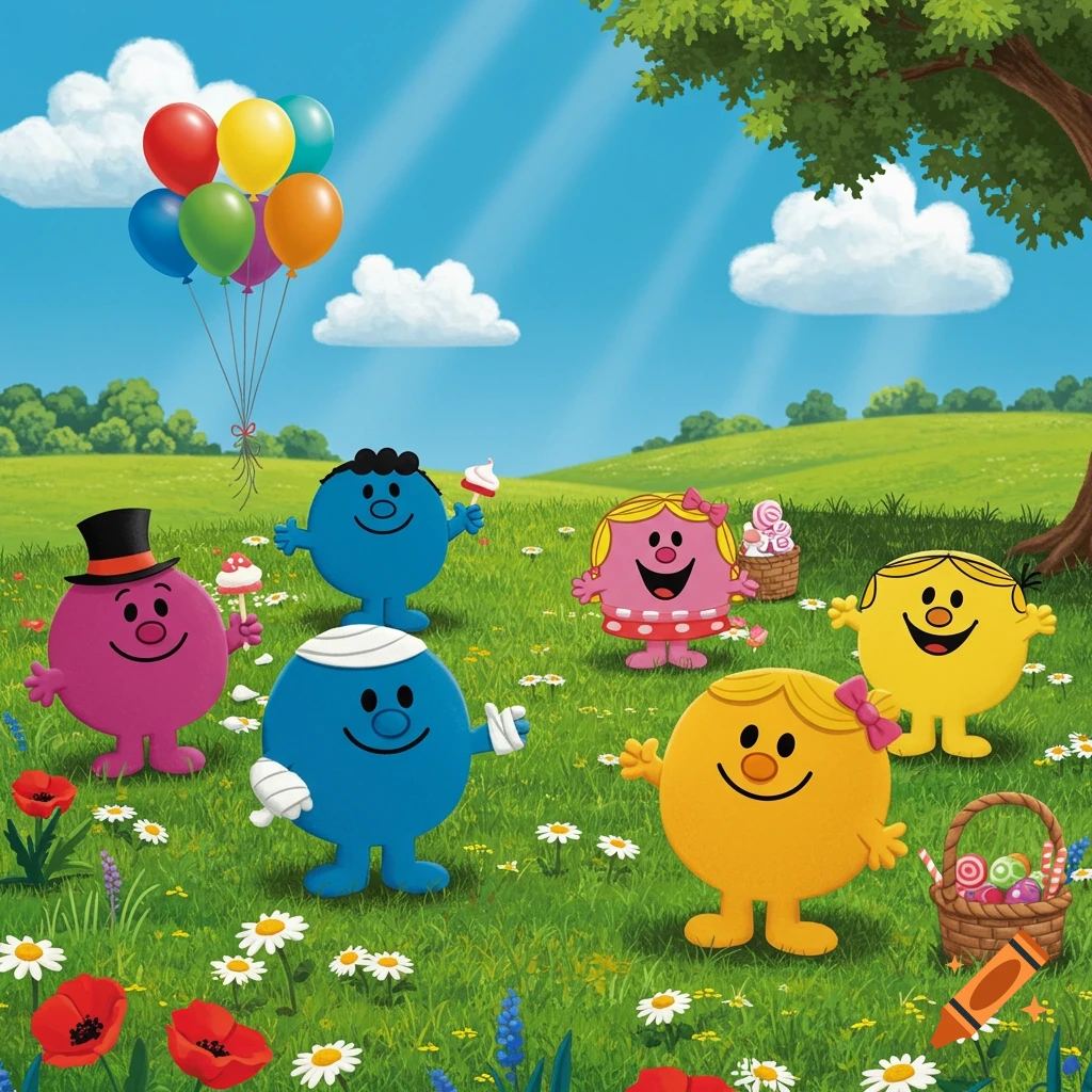 Childrens Characters created on Craiyon