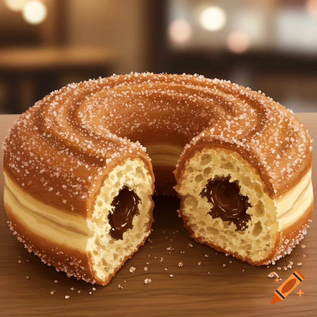 Donut SMP server logo on Craiyon