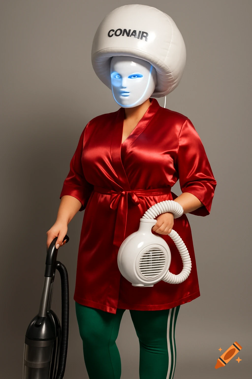 Latex+girl+suit+disguise created on Craiyon