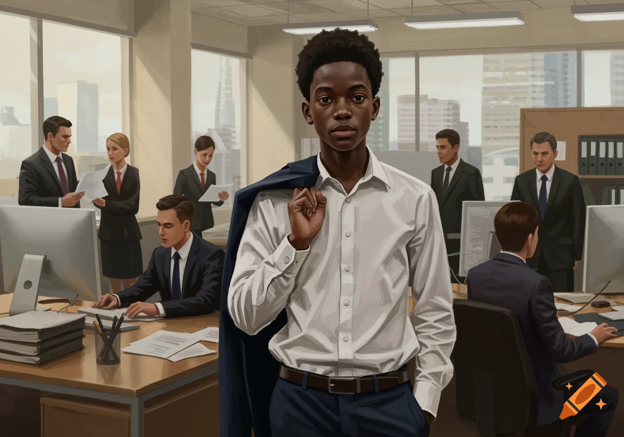 Photorealistic portrait of a smiling young woman with box braids ...