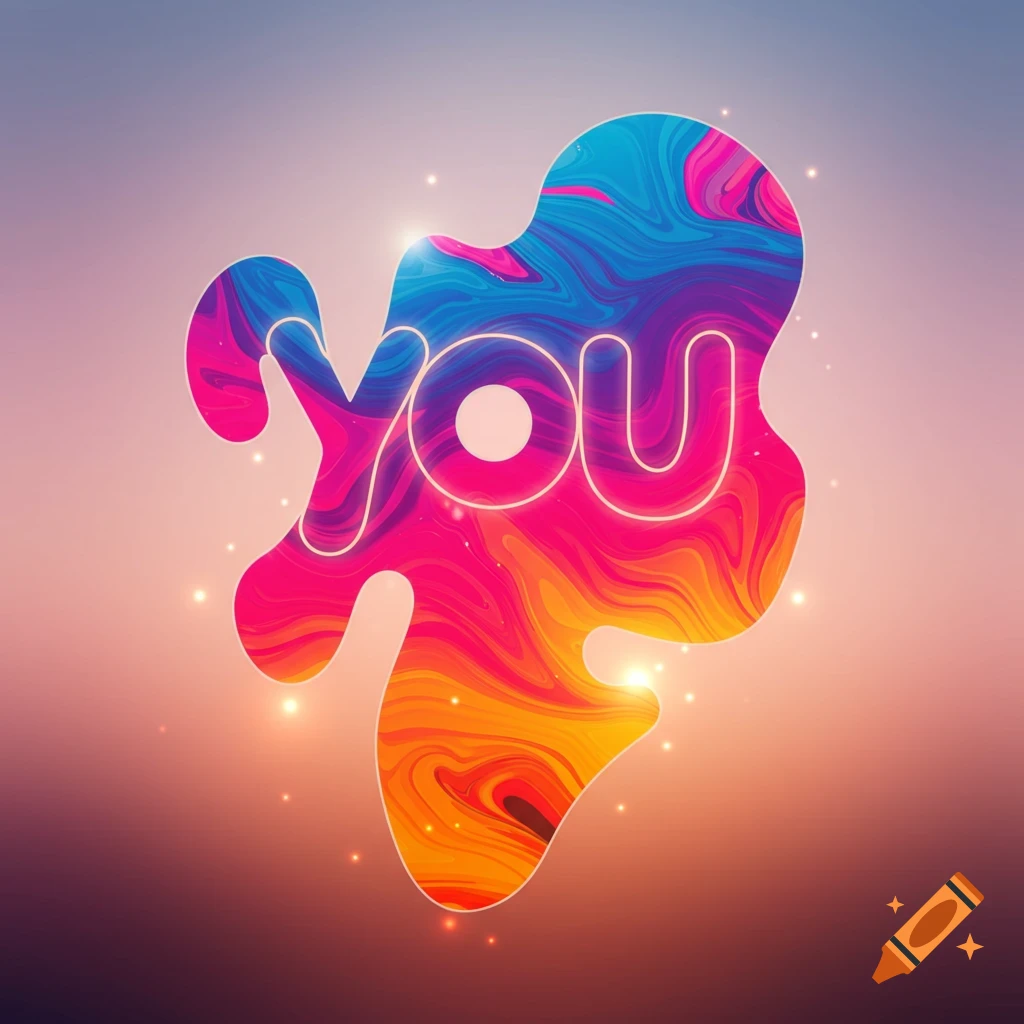 Motivational quote 'You are enough' on pastel background on Craiyon