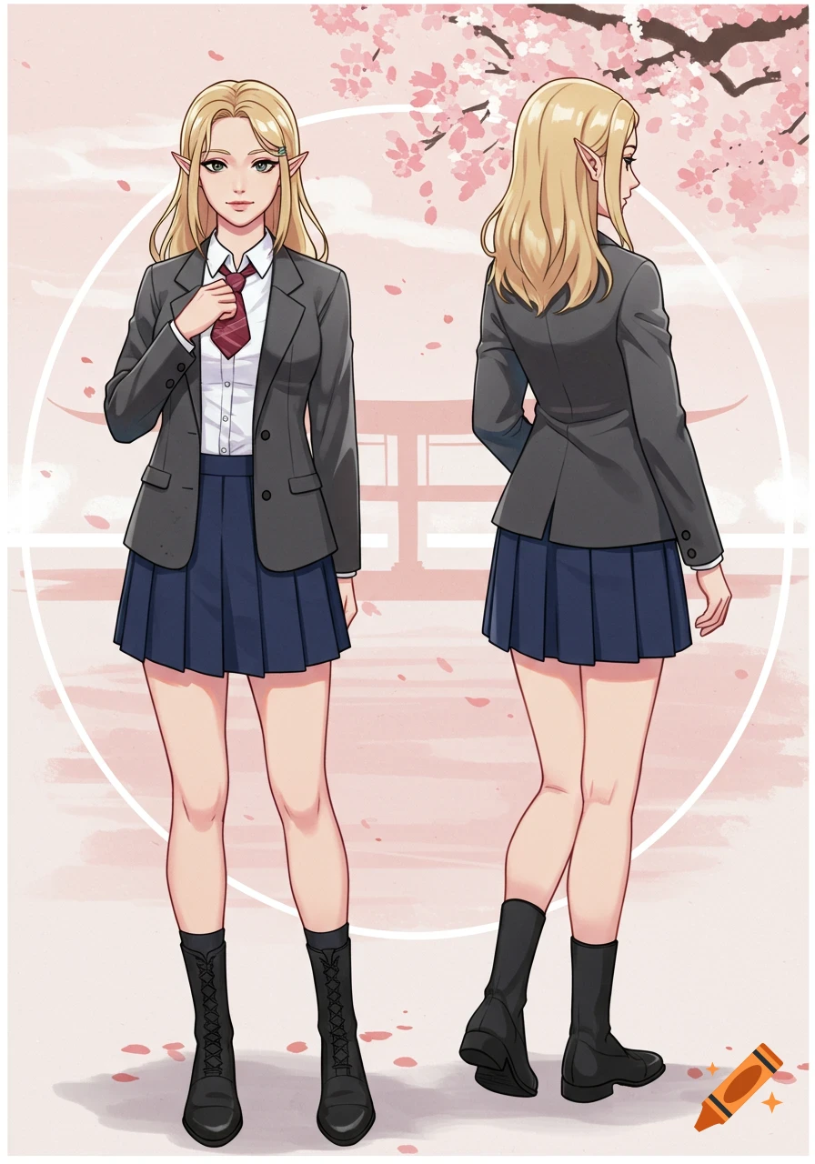 Gyaru+with+tank created on Craiyon