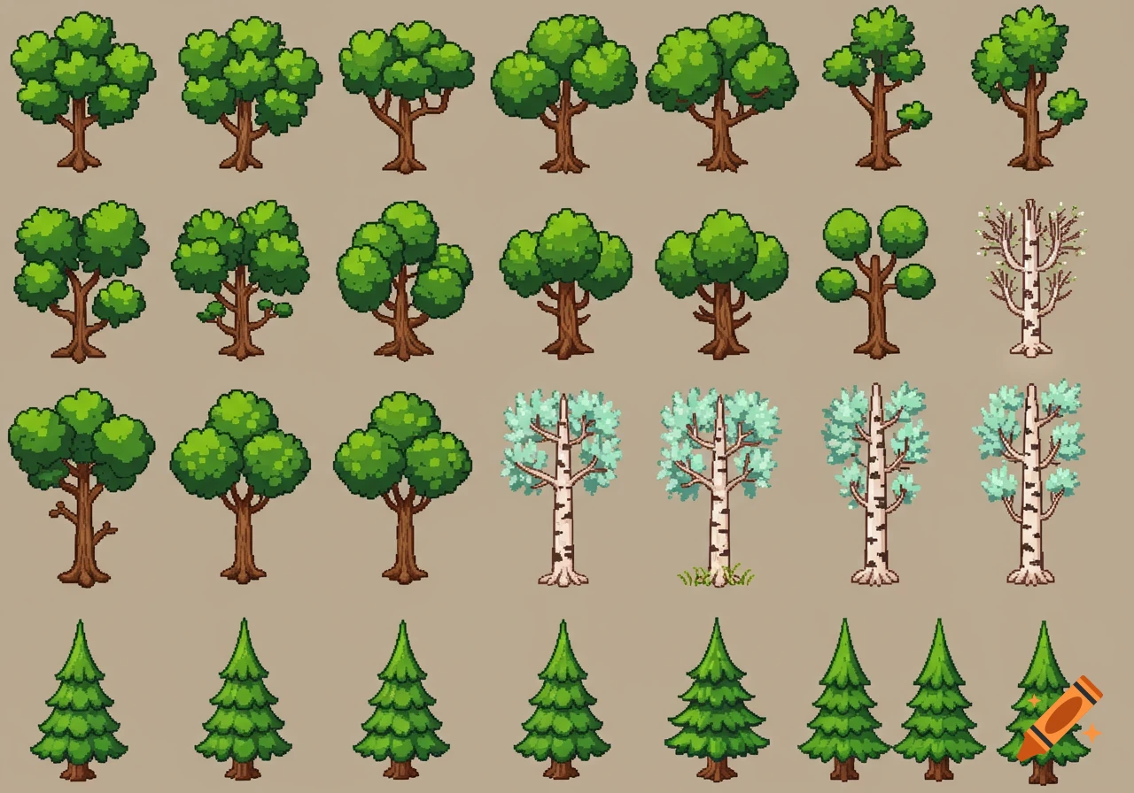 Tree Characters created on Craiyon