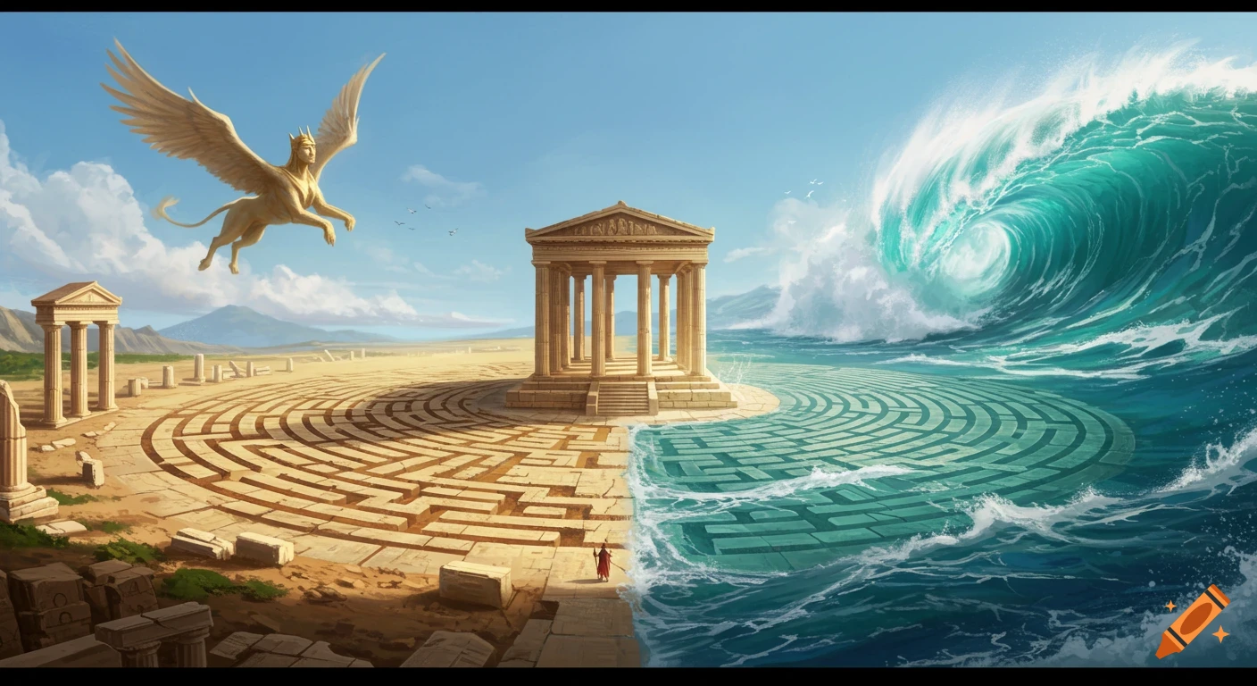 Ultrarealistic artwork of a Roman emperor in a Phoenician temple on Craiyon