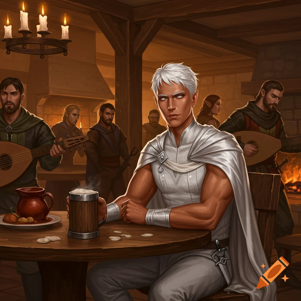 DnD halfling merchant on the move on Craiyon