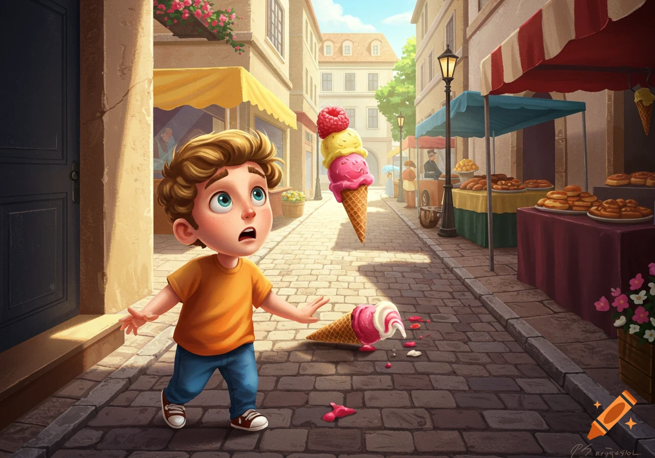 A friendly 3D cartoon man with grey hair and freckles smiles, wearing a ...