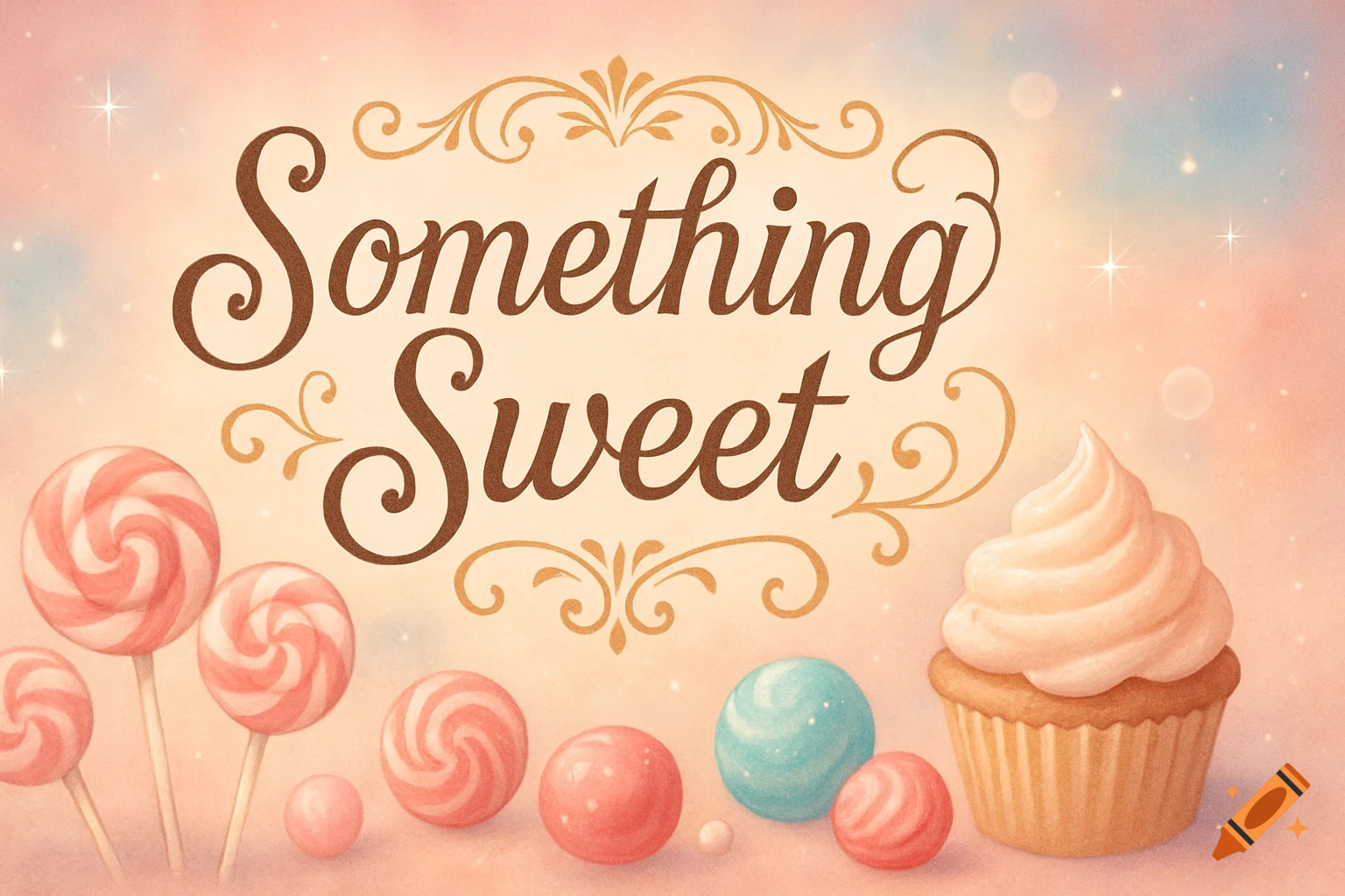 The words "Dan's Delightful Delectables" written in colorful, crayon ...