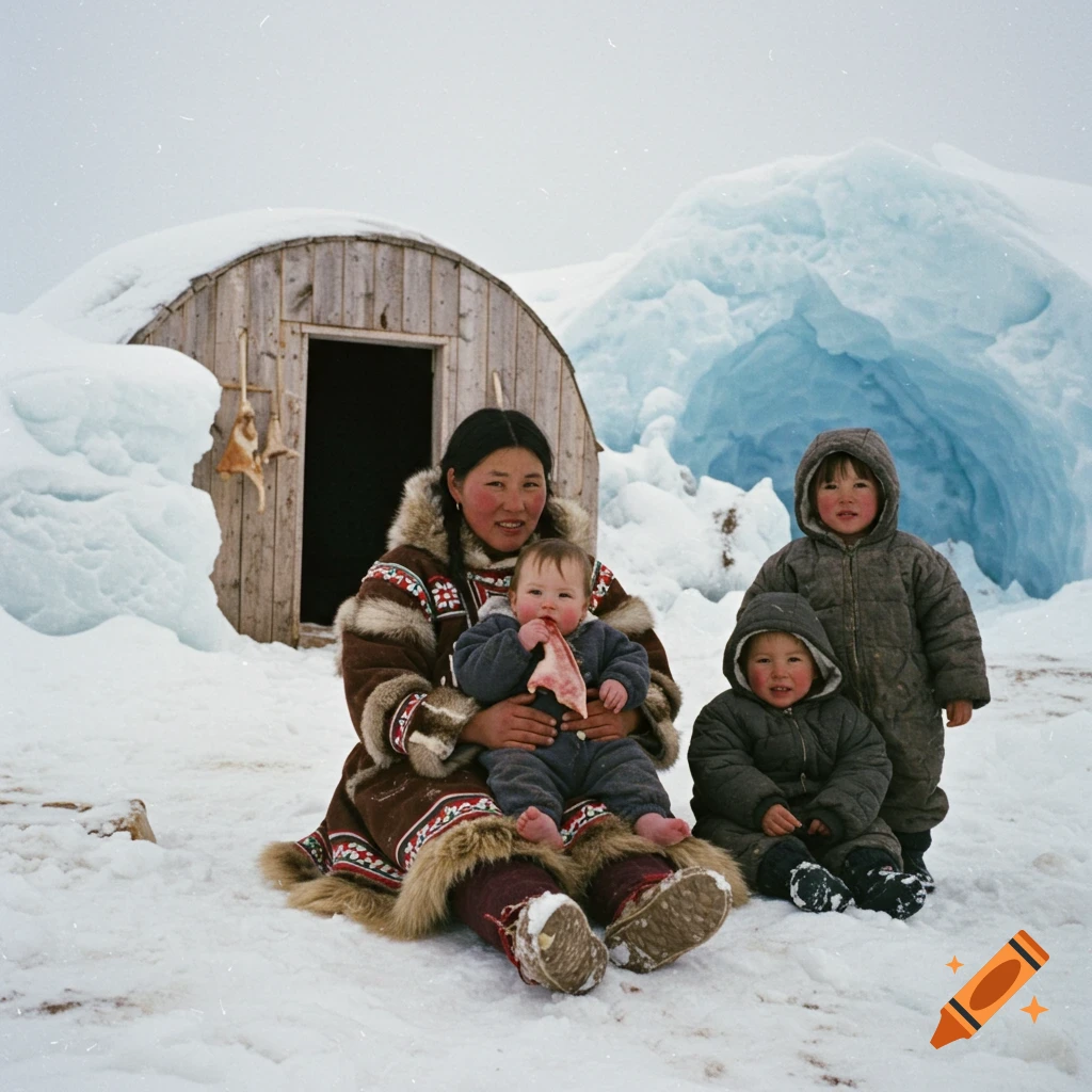 Crying+baby+greenland created on Craiyon