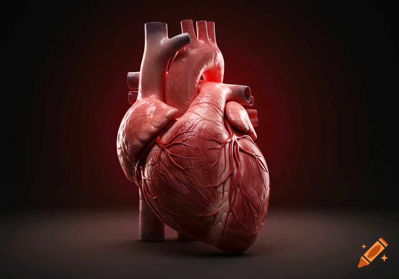 Stylized illustration of a translucent female torso with a glowing ...