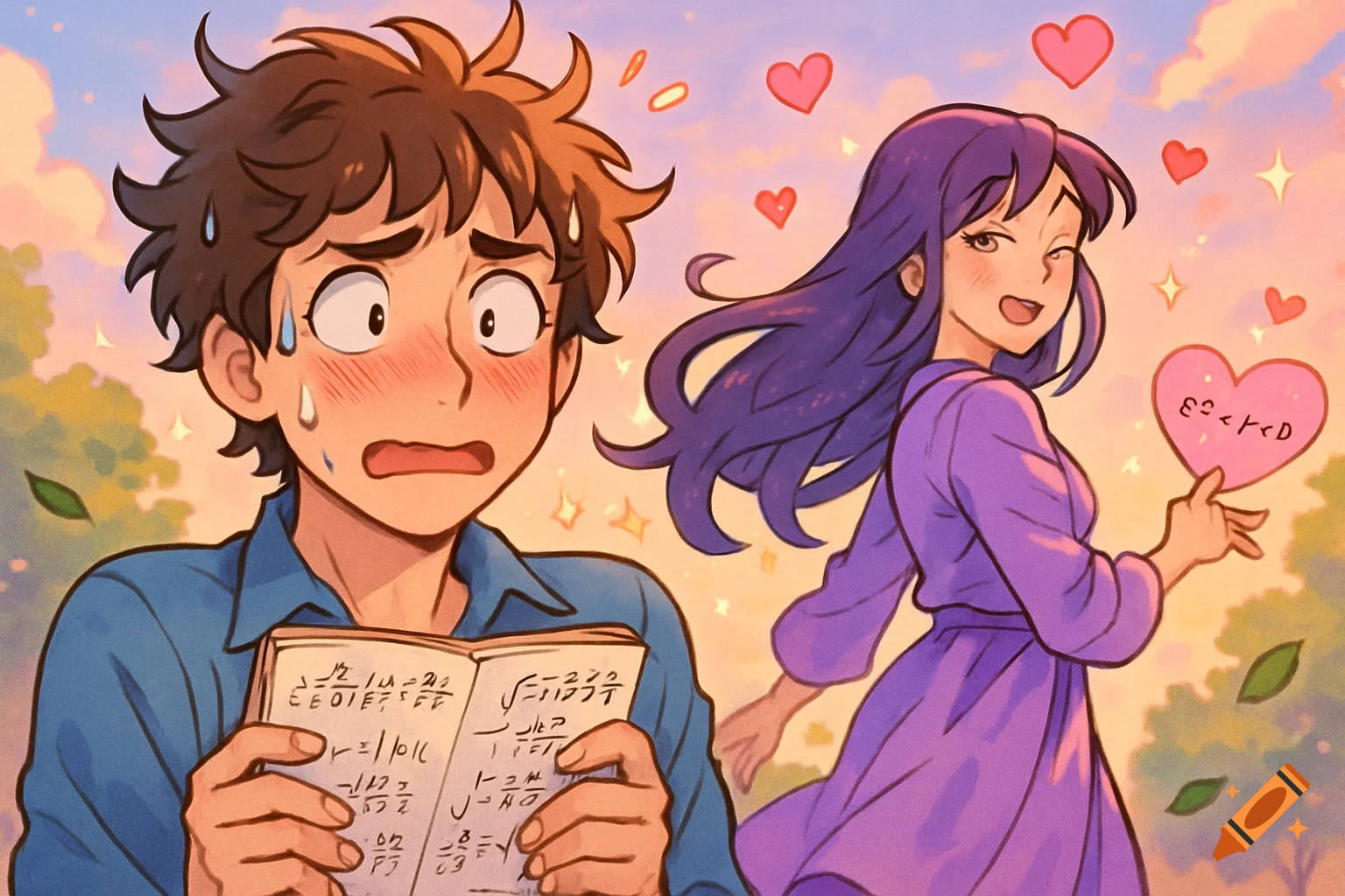 James+and+hinako+fanart created on Craiyon