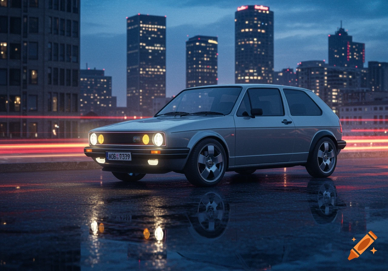 Close-up, low-angle shot of the front side of a light blue 2003 Seat ...