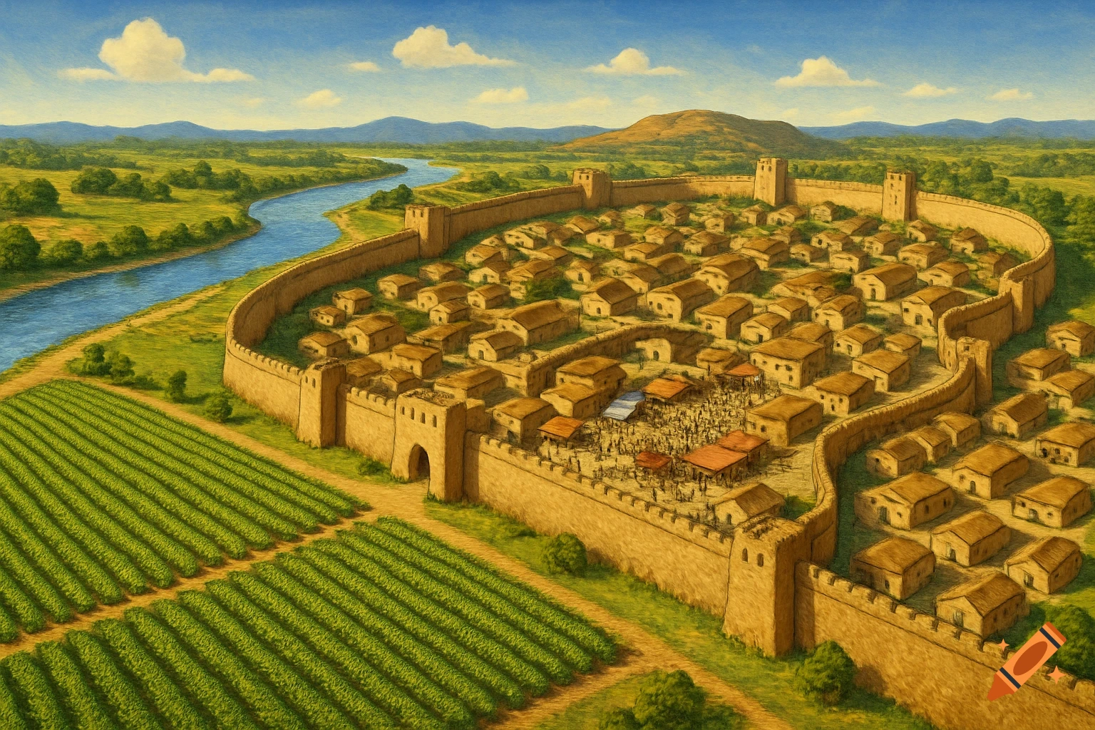 Ancient Structures created on Craiyon