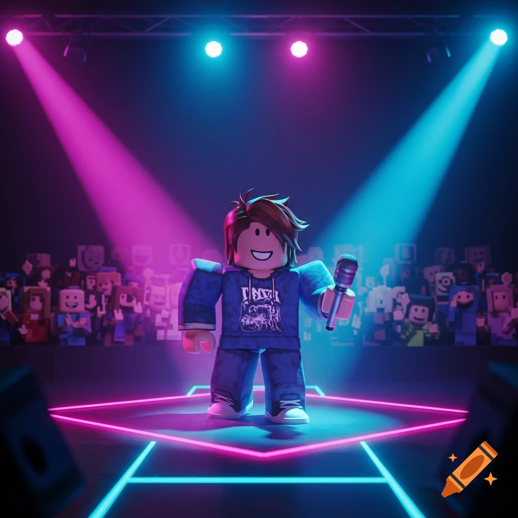 Roblox created on Craiyon