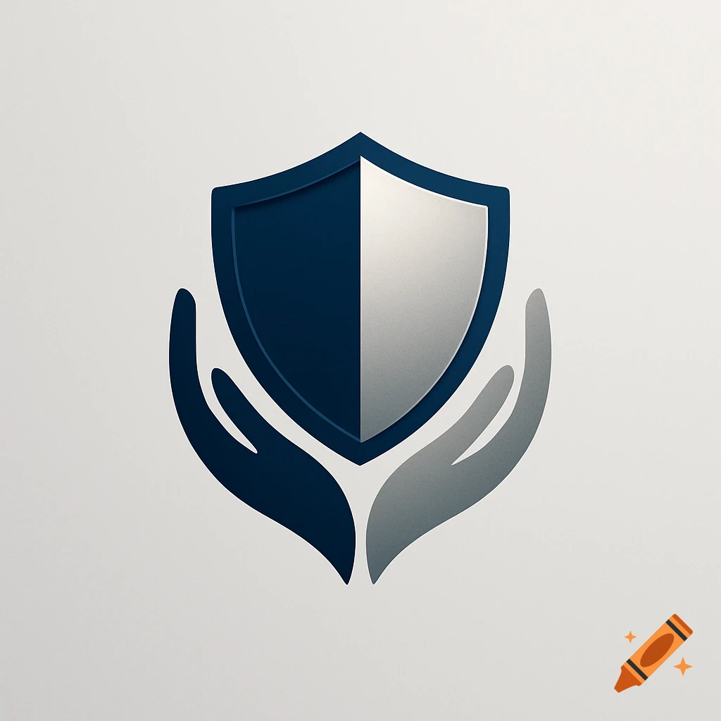 A logo featuring a dark blue shield with a light blue stylized 'S' and ...