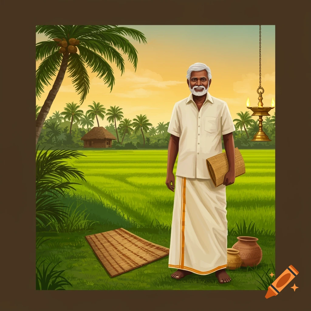 Dutch van der Linde on a mango farm in Tahiti on Craiyon