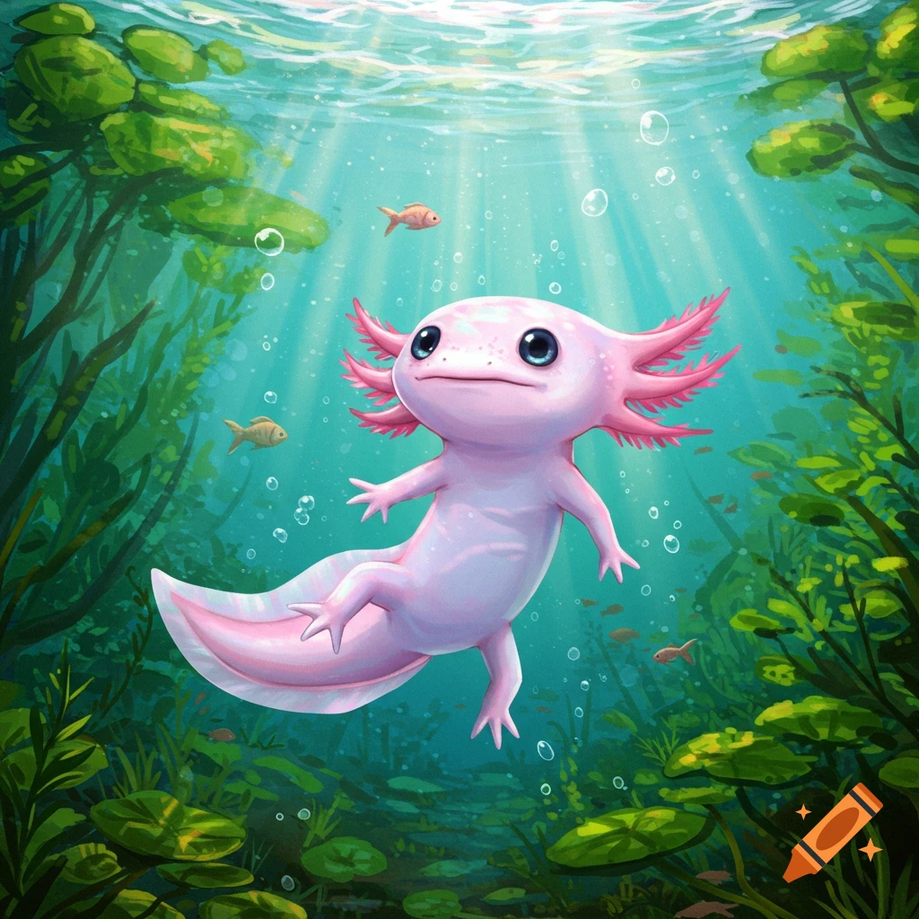 Salamander created on Craiyon