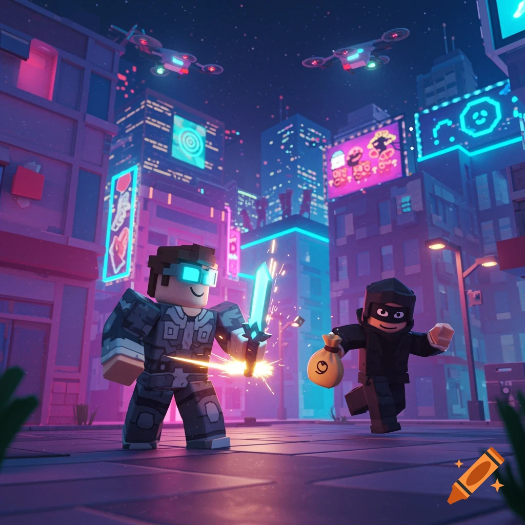 Roblox images created on Craiyon