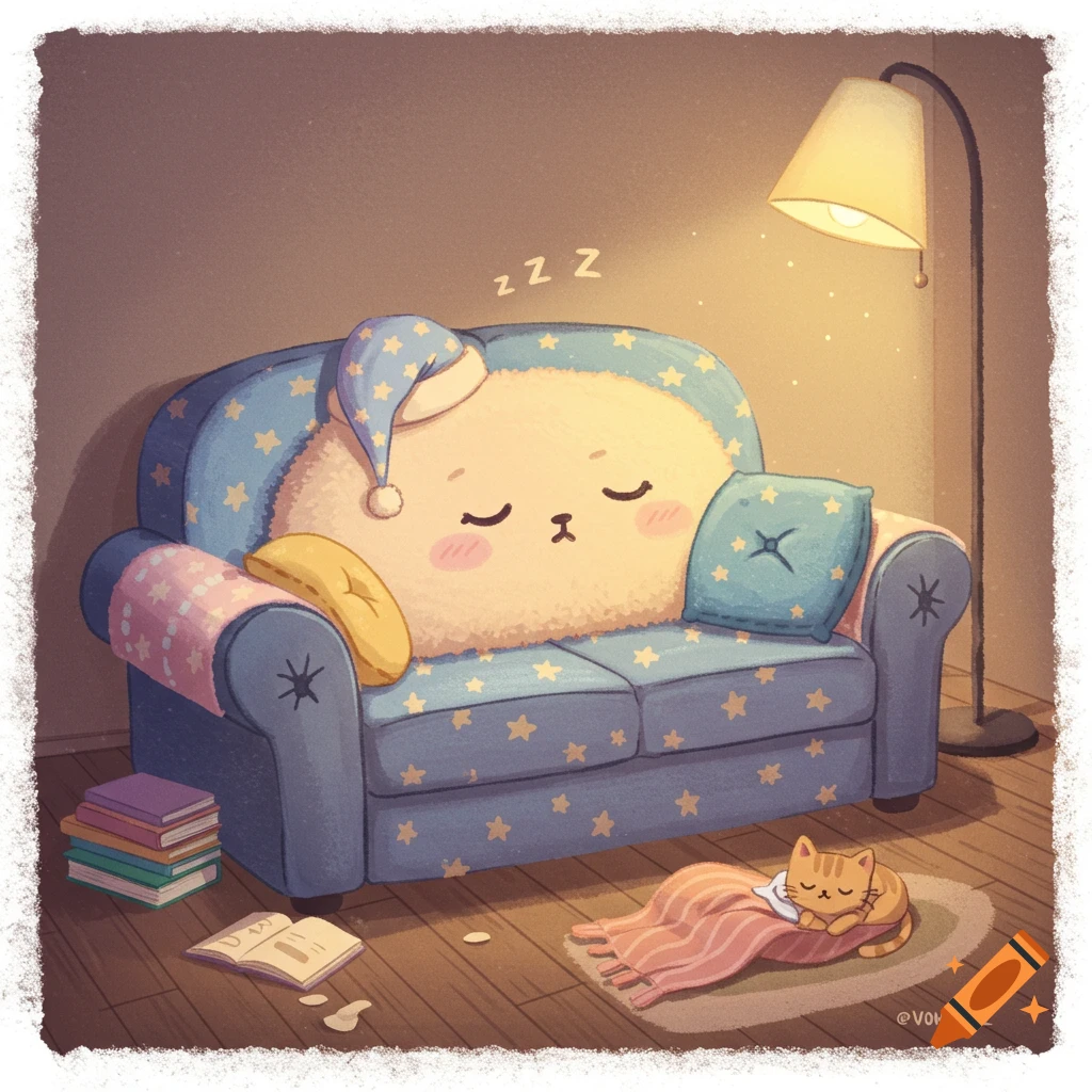 A cute cartoon ghost wearing a red and black checkered toque ...