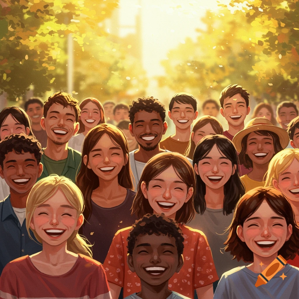 Happiness images created on Craiyon