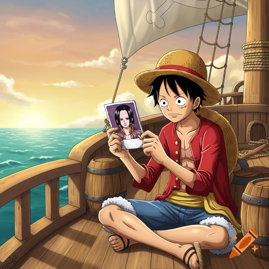 A high-quality 2D anime illustration of Nico Robin and Tony Tony ...