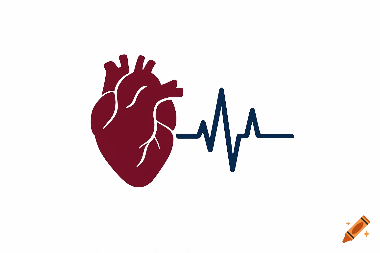 A realistic anatomical heart is pierced by a metal fish hook, standing ...