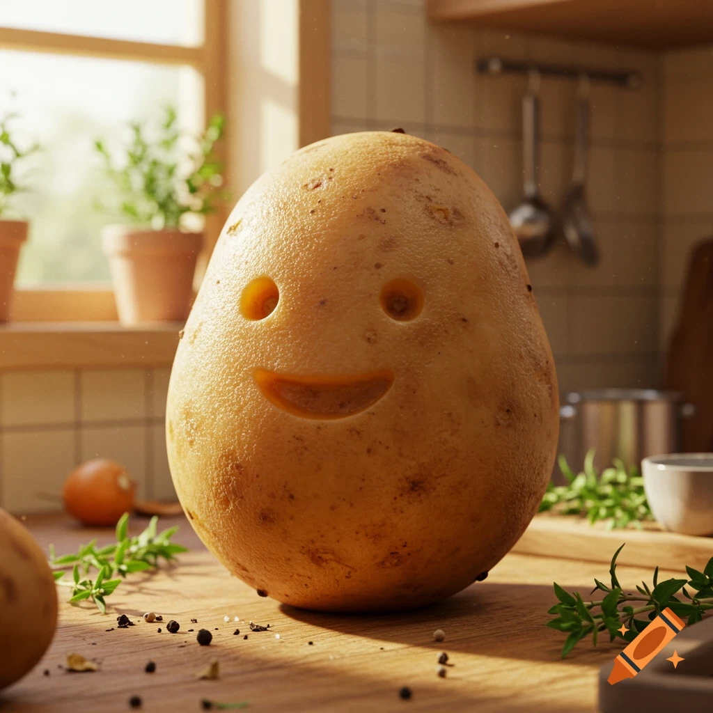 A vibrant, photorealistic orange with a simple black smiley face drawn ...