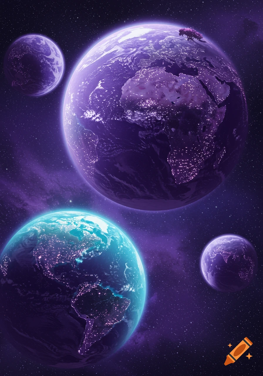 Two astronauts stand on the red Martian surface, looking at two glass ...