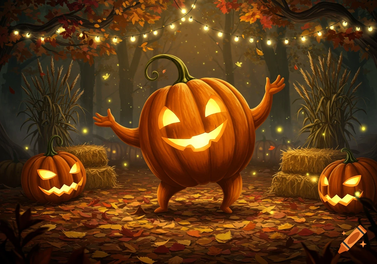 Jack O' Lantern created on Craiyon