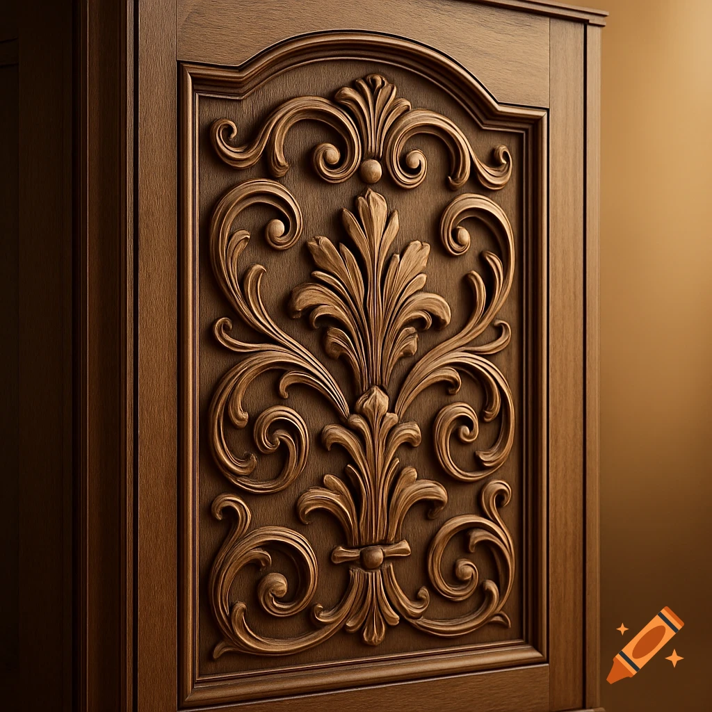 Woodwork images created on Craiyon