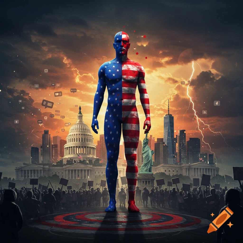 Cartoon USABall pours glowing pink liquid from a pitcher into a red ...